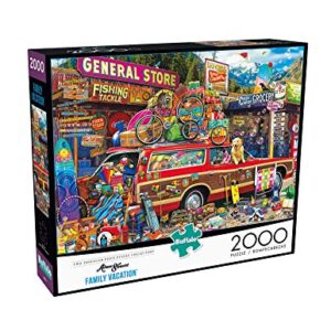 Buffalo Games - Aimee Stewart - Family Vacation - 2000 Piece Jigsaw Puzzle for 168 months to 1200 months