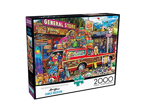 Buffalo Games - Aimee Stewart - Family Vacation - 2000 Piece Jigsaw Puzzle for 168 months to 1200 months