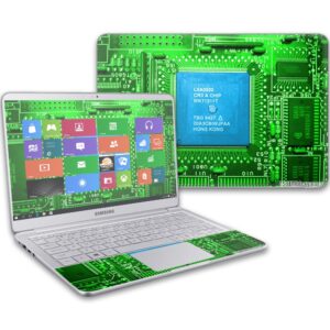 mightyskins skin compatible with samsung notebook 9 13" (2017) wrap cover sticker skins circuit board