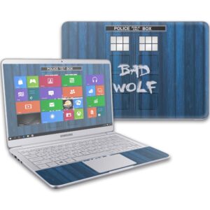 mightyskins skin compatible with samsung notebook 9 13" (2017) wrap cover sticker skins time lord box