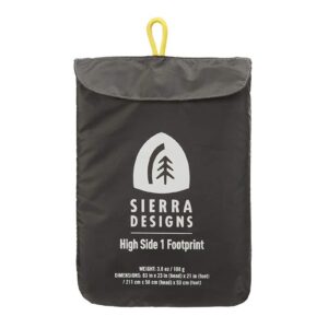 Sierra Designs High Side 1 Footprint, Ultralight Tent for Camping & Hiking