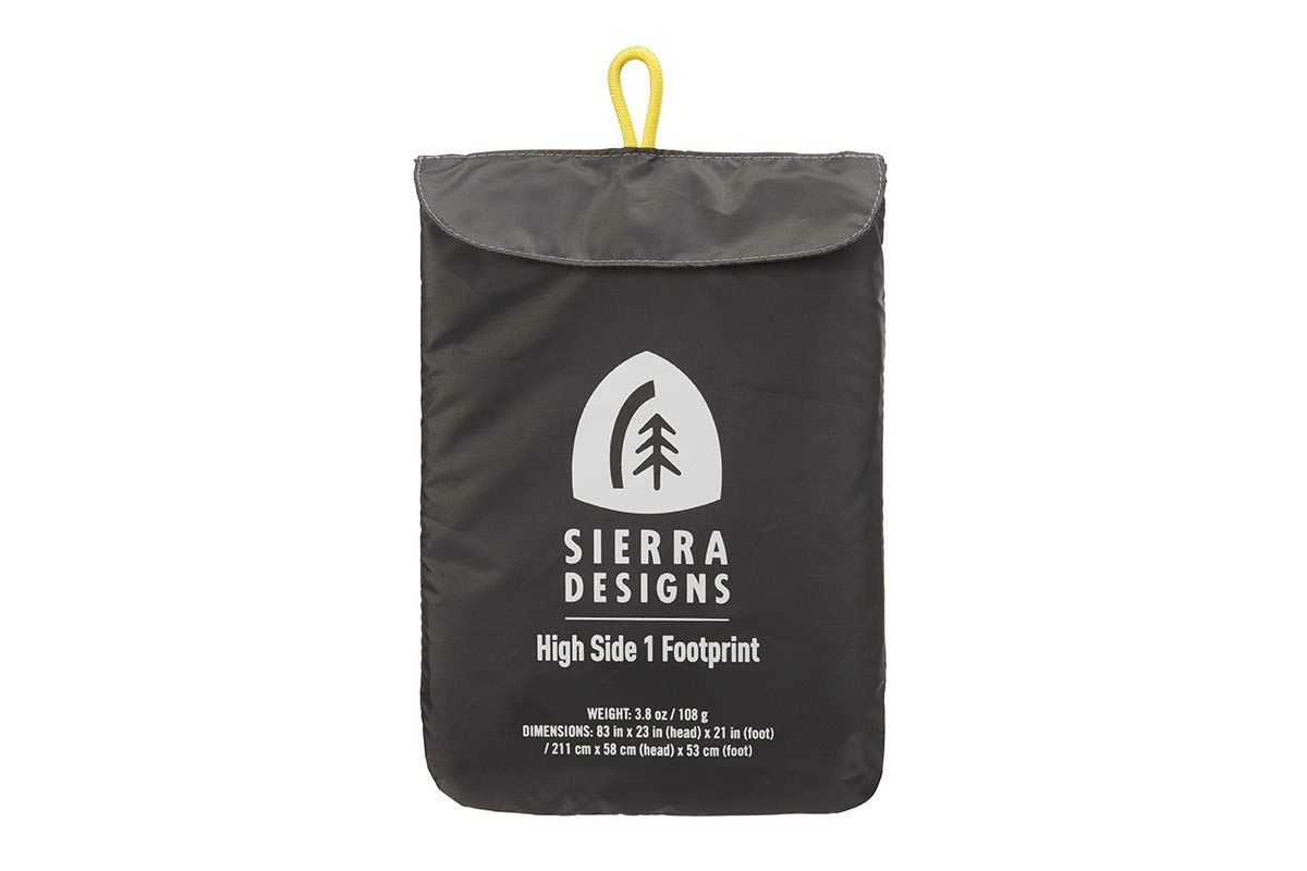 Sierra Designs High Side 1 Footprint, Ultralight Tent for Camping & Hiking