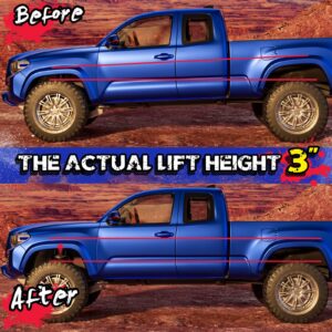 KSP 3in Level Lift Kits for F150 2004-2022,3" Front Leveling Lift Kits Compatible with Ford Expedition 03-18,Lincoln Mark LT 2005-2008, Aluminum Forged Strut Spacer Raise the Truck 3inch（Package of 2）