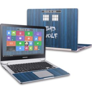 mightyskins skin compatible with samsung notebook 7 spin 13.3" (2016) wrap cover sticker skins time lord box