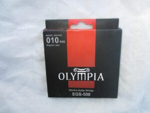 olympia elecrtic-guitar strings, nickel wound, egs-500, 10-46 ga.