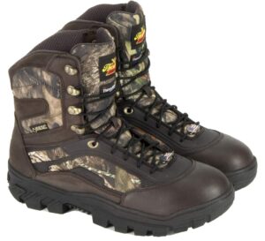 thorogood 863-4200 men's veracity gtx 8" waterproof hunting boot, brown/mossy oak - 10.5 w us