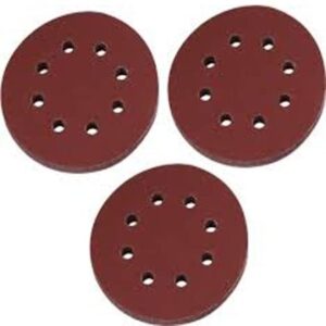 5" 8 hole 320/400/600 grit sand disc paper random orbit hook and loop sander sandpaper sheet for dewalt, bosch makita