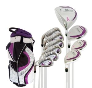 founders club left handed believe ladies complete golf club set purple left handed (standard)