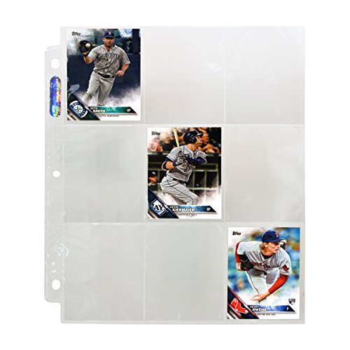 Ultra Pro Silver Series 9-Pocket Pages (25 Count Pack) - Protect your Valuable Sports , or Game Cards, Pairs Perfectly With Pro-Binder for Extra Security