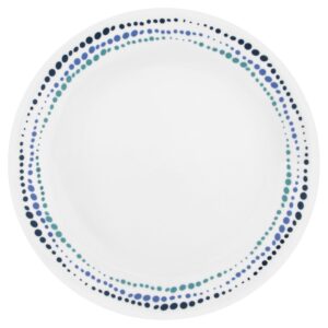 corelle livingware ocean blues 10.25" dinner plate (set of 6)