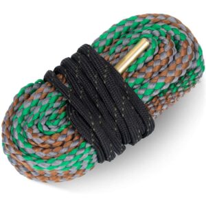 aimee-jl new bore cleaner .40 cal .41 cal gun barrel cleaning rope rifle/pistol/shotgun brass brush cleaning cord