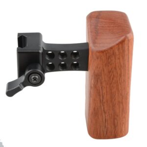 camvate dslr wood wooden nato handle grip (right hand) - 1536