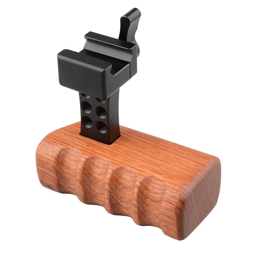 CAMVATE DSLR Wood Wooden NATO Handle Grip (Right hand) - 1536