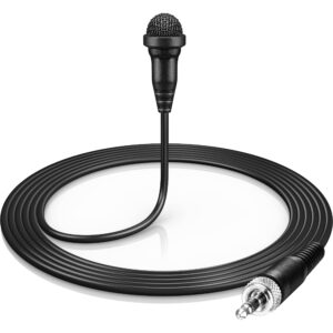 sennheiser professional me 2 small omni-directional lavalier microphone for use with wireless sk bodypack transmitters,black