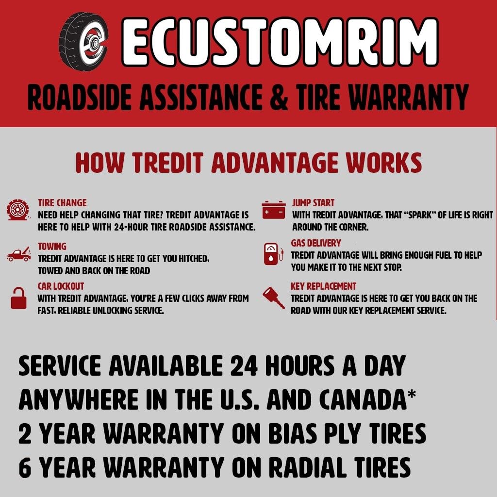 eCustomrim 2-Pack Trailer Tire On Rim ST205/75D15 F78 205/75 LRC 5 Lug White Spoke Wheel - 2 Year Warranty w/Free Roadside