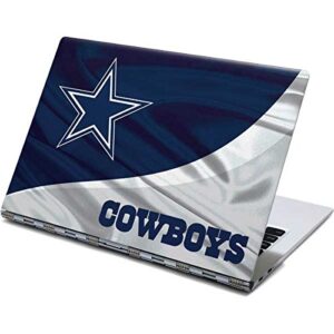 skinit decal laptop skin compatible with yoga 910 2-in-1 14in touch-screen - officially licensed nfl dallas cowboys design