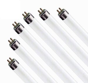 circle (6 pack f17t8/841 17w 24 inch t8 fluorescent tube light bulb, 4100k cool white, medium bi-pin (g13) base, 17 watt t8 light bulbs