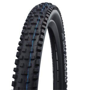 schwalbe nobby nic tire - 27.5 x 2.6, tubeless, folding, black, evolution line, addix speedgrip