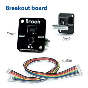 Brook PS4+ Audio Fighting Board - Pre-installed header version, Arcade Stick PCB for PS4, PS3, Switch Consoles and PC, Upgradable with UFB-UP5