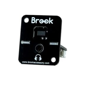 Brook PS4+ Audio Fighting Board - Pre-installed header version, Arcade Stick PCB for PS4, PS3, Switch Consoles and PC, Upgradable with UFB-UP5