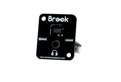 Brook PS4+ Audio Fighting Board - Pre-installed header version, Arcade Stick PCB for PS4, PS3, Switch Consoles and PC, Upgradable with UFB-UP5