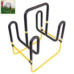 suspenz double-up sup stand, holds 2 stand up paddle boards or surfboards, yellow (22-9936)