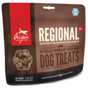 orijen regional red freeze-dried treats 1.5 oz