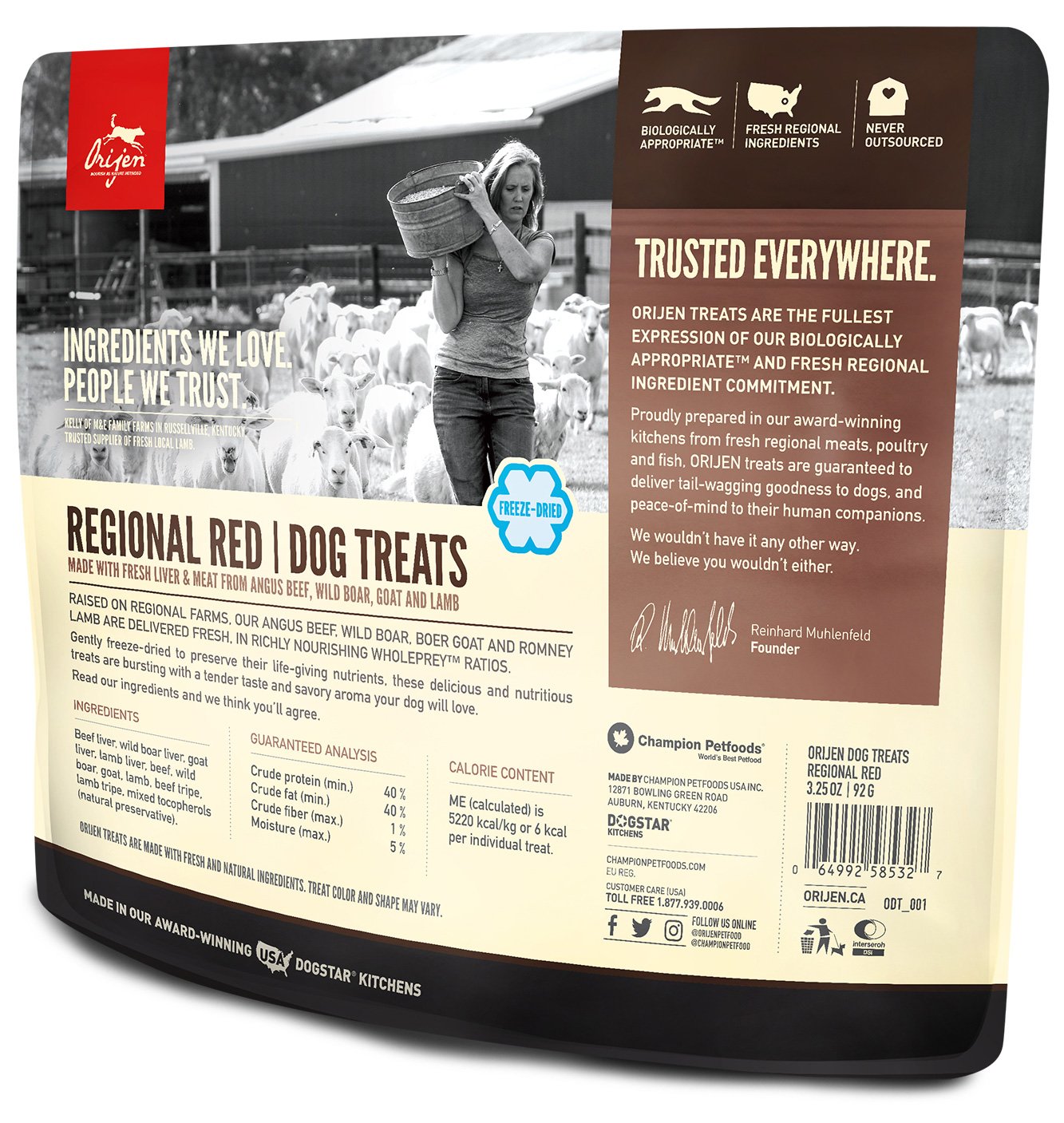 Orijen Regional Red Freeze-Dried Treats 1.5 Oz