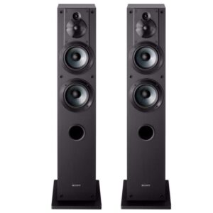 sony ss-cs3 3-way 4-driver floor-standing speaker - pair (black)