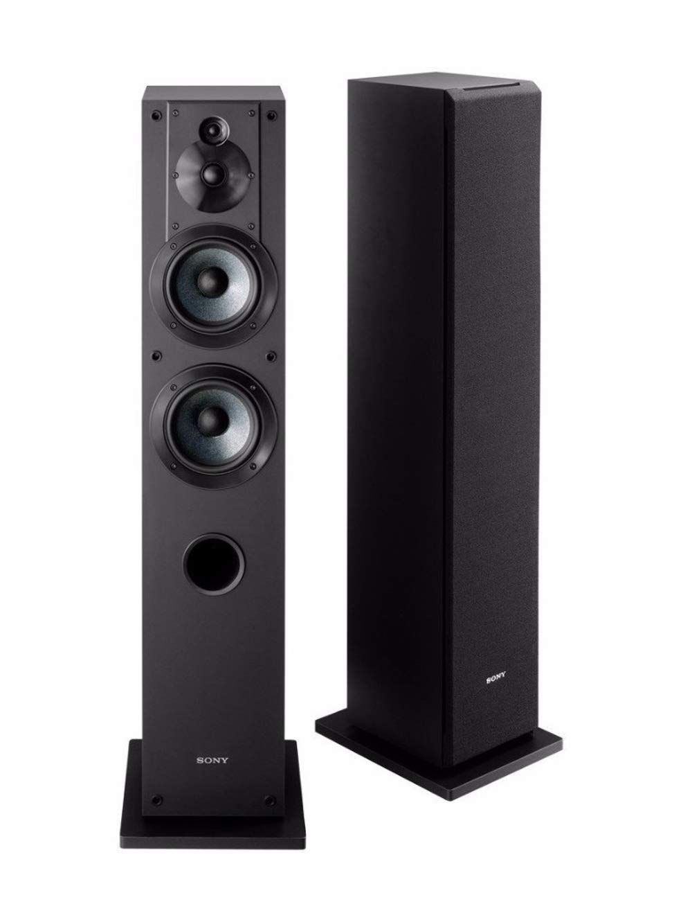 Sony SS-CS3 3-Way 4-Driver Floor-Standing Speaker - Pair (Black)