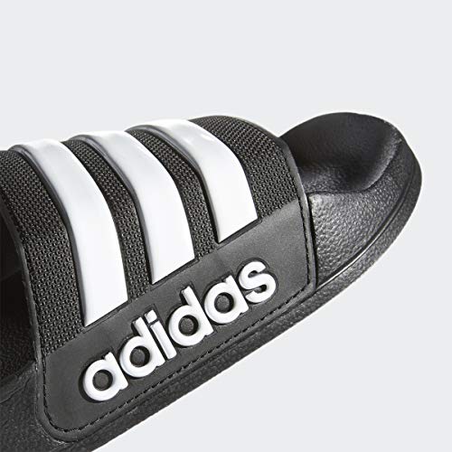 adidas Men's Adilette Shower Slides Black/White/White 9