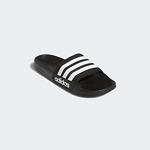 adidas Men's Adilette Shower Slides Black/White/White 9