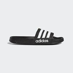 adidas Men's Adilette Shower Slides Black/White/White 9