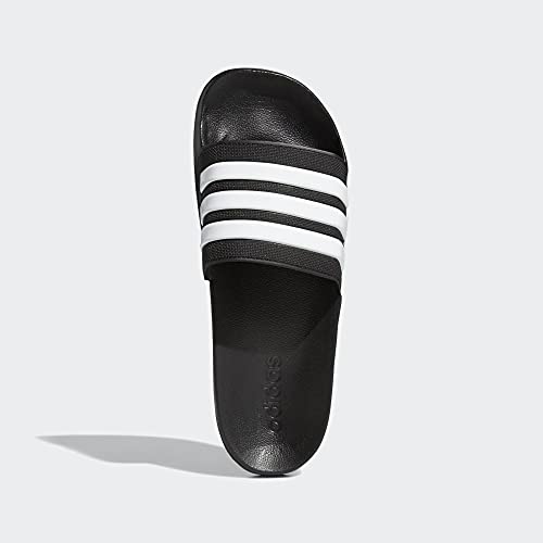 adidas Men's Adilette Shower Slides Black/White/White 9