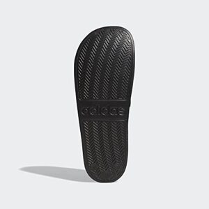 adidas Men's Adilette Shower Slides Black/White/White 9