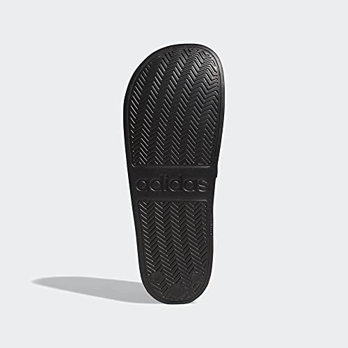 adidas Men's Adilette Shower Slides Black/White/White 9