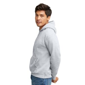 Hanes Men's Pullover EcoSmart Hooded Sweatshirt, ash, 5X Large