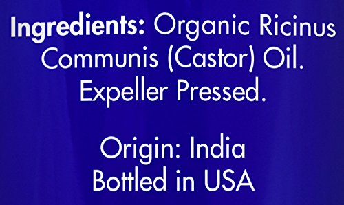 Organic Castor Oil by Zongle, 4 OZ – 100% Pure for Eyelashes, Face, Skin, Belly Button, occasional Constipation, Hair Growth, Eyebrows, Body, Lashes – USDA Certified, Therapeutic Grade