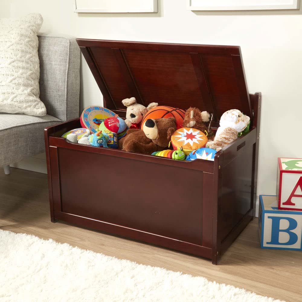 Melissa & Doug Wooden Toy Chest - Espresso