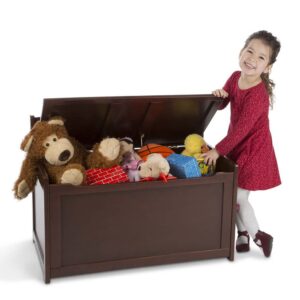 Melissa & Doug Wooden Toy Chest - Espresso