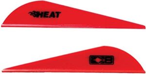 bohning 2.5" heat vanes red 2.5" heat vane, 100pk