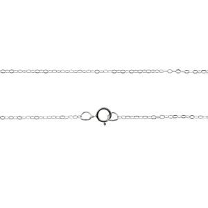 AJ's Collection Personalized Necklace Open Sterling Silver (20.0)