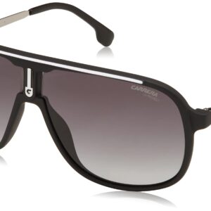 Carrera mens Carrera 1007/S Sunglasses, Matte Black/Dark Gray Gradient, 62mm 10mm US