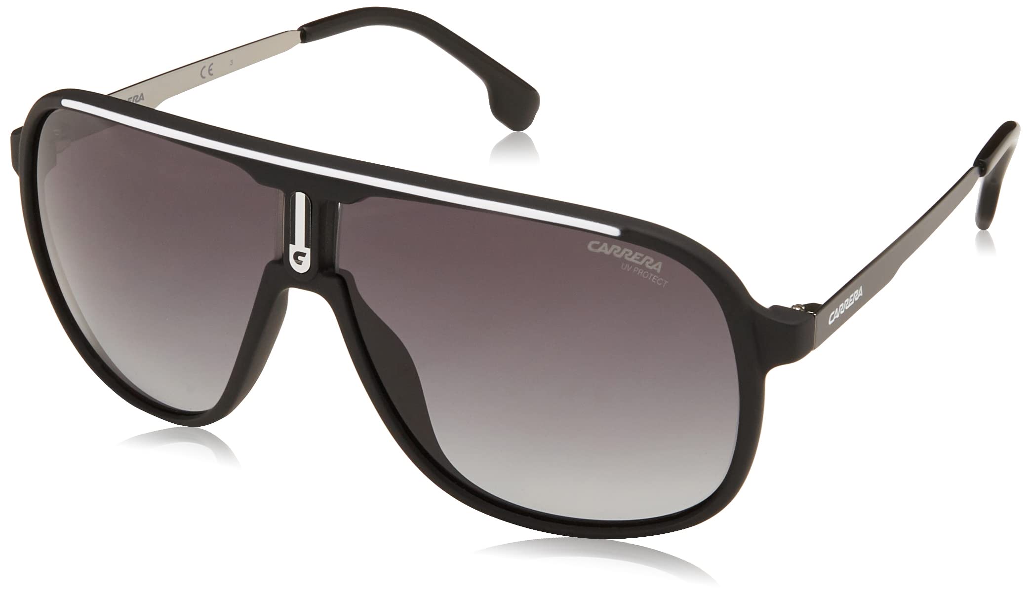 Carrera mens Carrera 1007/S Sunglasses, Matte Black/Dark Gray Gradient, 62mm 10mm US