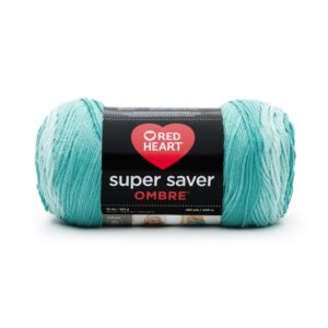 red heart e305.3970 super saver ombre yarn, suede