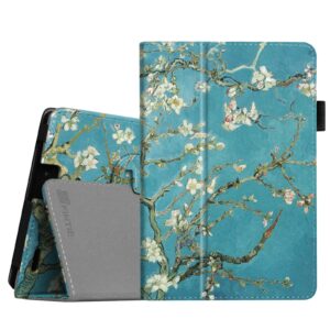 fintie folio case for kindle fire hd 7" (2013 old model) - slim fit folio case with auto sleep/wake feature (will only fit amazon kindle fire hd 7, previous generation - 3rd), blossom