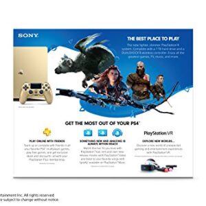 PlayStation 4 Slim 1TB Gold Console [Discontinued]