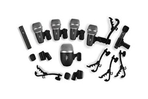 wired microphone kit for drum and other musical instruments … (a whole set mic)