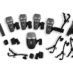 Wired Microphone Kit for Drum and Other Musical Instruments … (A Whole Set Mic)