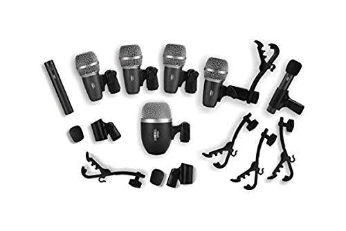 Wired Microphone Kit for Drum and Other Musical Instruments … (A Whole Set Mic)